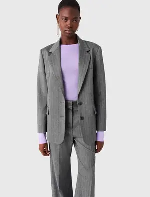 Maje Polyester Suit Jacket