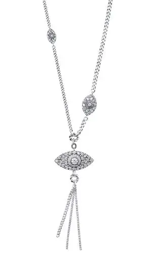 BAYEMEYC Triovista Charm Necklace