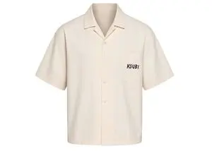 Ksubi Stay Up Diner Short Sleeve Shirt - Ecru