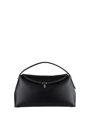 TOTEME T-lock Top Handle Bag - Black