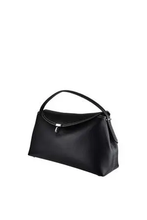 TOTEME T-lock Top Handle Bag - Black