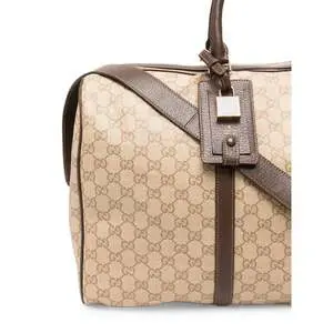 Gucci Neutrals Luggage & Holdalls