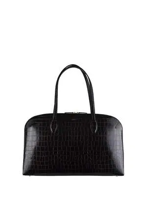 TOTEME Croco-embossed Zip-up Tote Bag