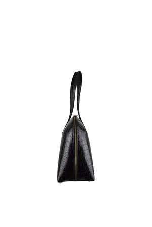 TOTEME Croco-embossed Zip-up Tote Bag