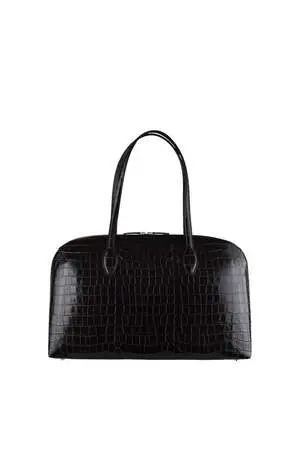 TOTEME Croco-embossed Zip-up Tote Bag