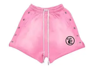 HELLSTAR Snap Shorts - Pink