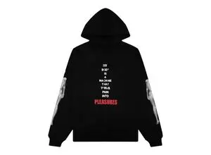 PLEASURES Machine Hoodie - Black