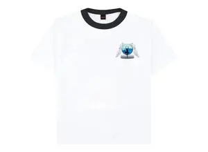 PLEASURES Angel Place Ringer T-shirt - White