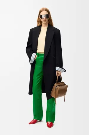 Loewe Wool Coat - Dark Navy
