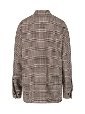 Ermanno Scervino Checked Virgin Wool Shirt