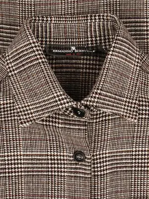 Ermanno Scervino Checked Virgin Wool Shirt