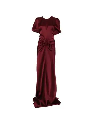 Victoria Beckham Ruched Maxi Dress