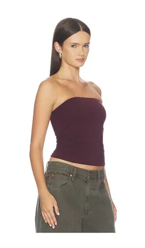 SKIMS Tube Top In Burgundy