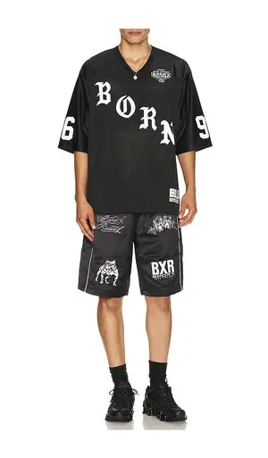 BORN X RAISED Satin Boxing Trunks
