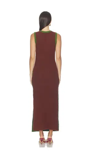 ALEMAIS Lasso Patchwork Knit Dress