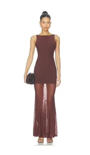 Superdown Auli Maxi Dress - Brown