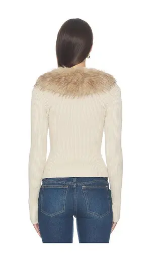 I.AM.GIA Ribbed Cardigan - Beige