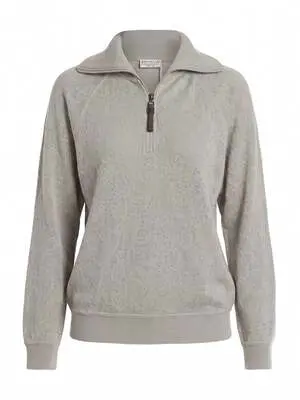 Brunello Cucinelli Wool Cardigan Sweatshirt