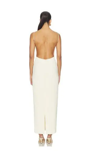 EAVES X Blake Evin Dani Polished Crepe Maxi Dress