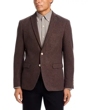 John Varvatos Slim Fit Wool Blend Jersey Sport Coat