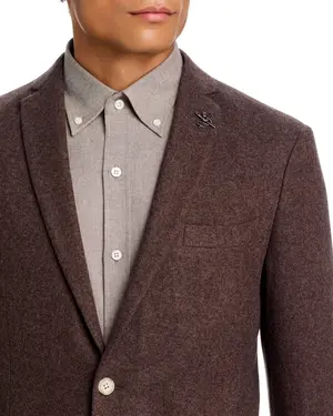 John Varvatos Slim Fit Wool Blend Jersey Sport Coat