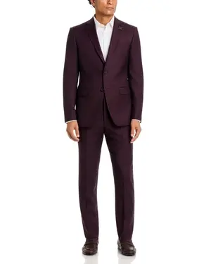 John Varvatos Sharkskin Slim Fit Wool Suit Jacket