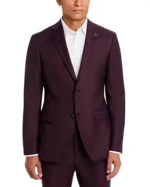 John Varvatos Sharkskin Slim Fit Wool Suit Jacket
