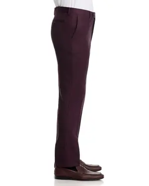 John Varvatos Slim Fit Wool Sharkskin Suit Pants
