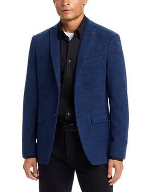 John Varvatos Slim Fit Unstructured Jersey Sport Coat - Blue