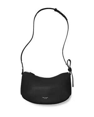 Kate Spade New York Loop Leather Shoulder Bag - Black