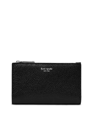 Kate Spade New York Classic Leather Bifold Wallet - Black