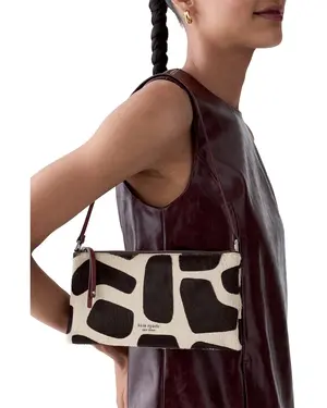 Kate Spade New York Fling Giraffe Print Calf Hair Pochette Bag - Multi