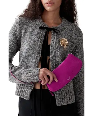 Kate Spade New York Loop Suede Pochette Bag