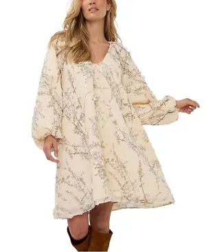 MARIELLE STOKKELAAR Candice Embroidery Floral Dress