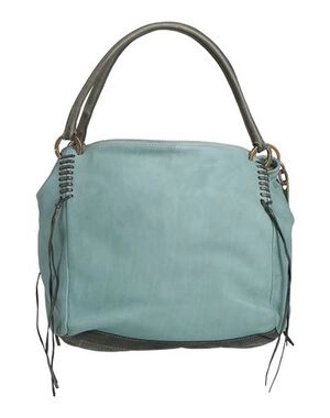 CATERINA LUCCHI Gold Handbag Military Calfskin - Blue
