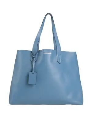 Emporio Armani Handbag Azure Cow Leather - Blue