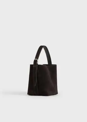 TOTEME Small Belted Suede Tote