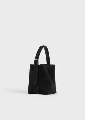 TOTEME Small Belted Suede Tote