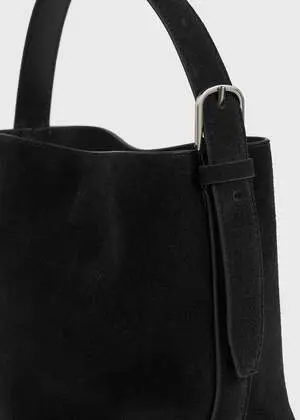 TOTEME Small Belted Suede Tote