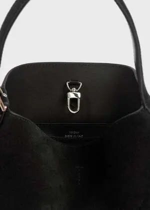 TOTEME Small Belted Suede Tote