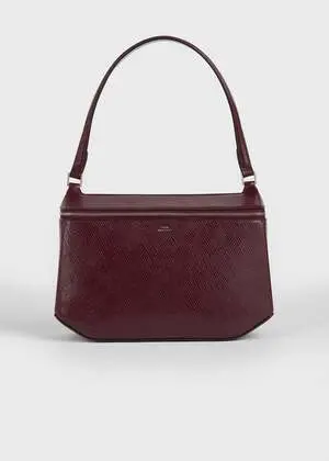 TOTEME Clip Palmellato-patent Shoulder - Cherry