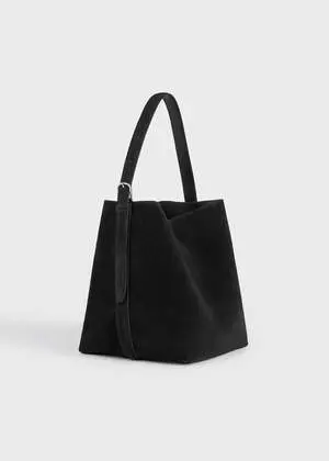 TOTEME Medium Belted Suede Tote