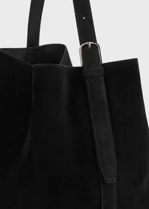 TOTEME Medium Belted Suede Tote