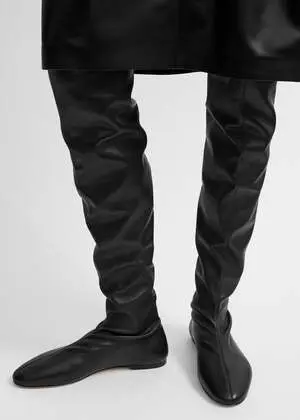 TOTEME Deconstructed Stretch Nappa Boots