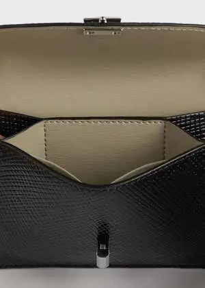 TOTEME T-lock Palmellato-patent Cardholder