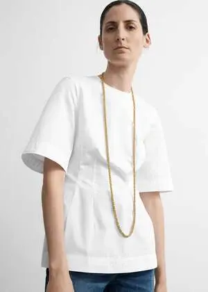 TOTEME Sculptural Cotton Top