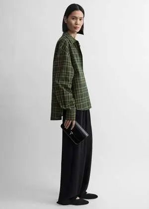 TOTEME Boxy Shirt Pine/popcorn