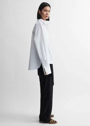 TOTEME Boxy Poplin Shirt