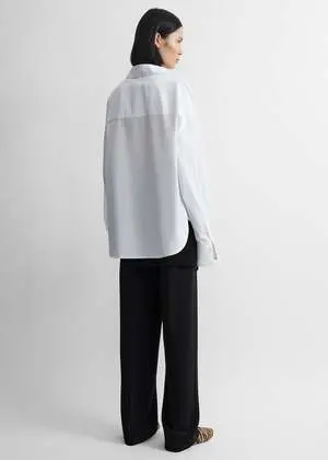 TOTEME Boxy Poplin Shirt