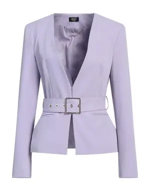 Liu Jo Jacket Lilac Size Polyester, Elastane
